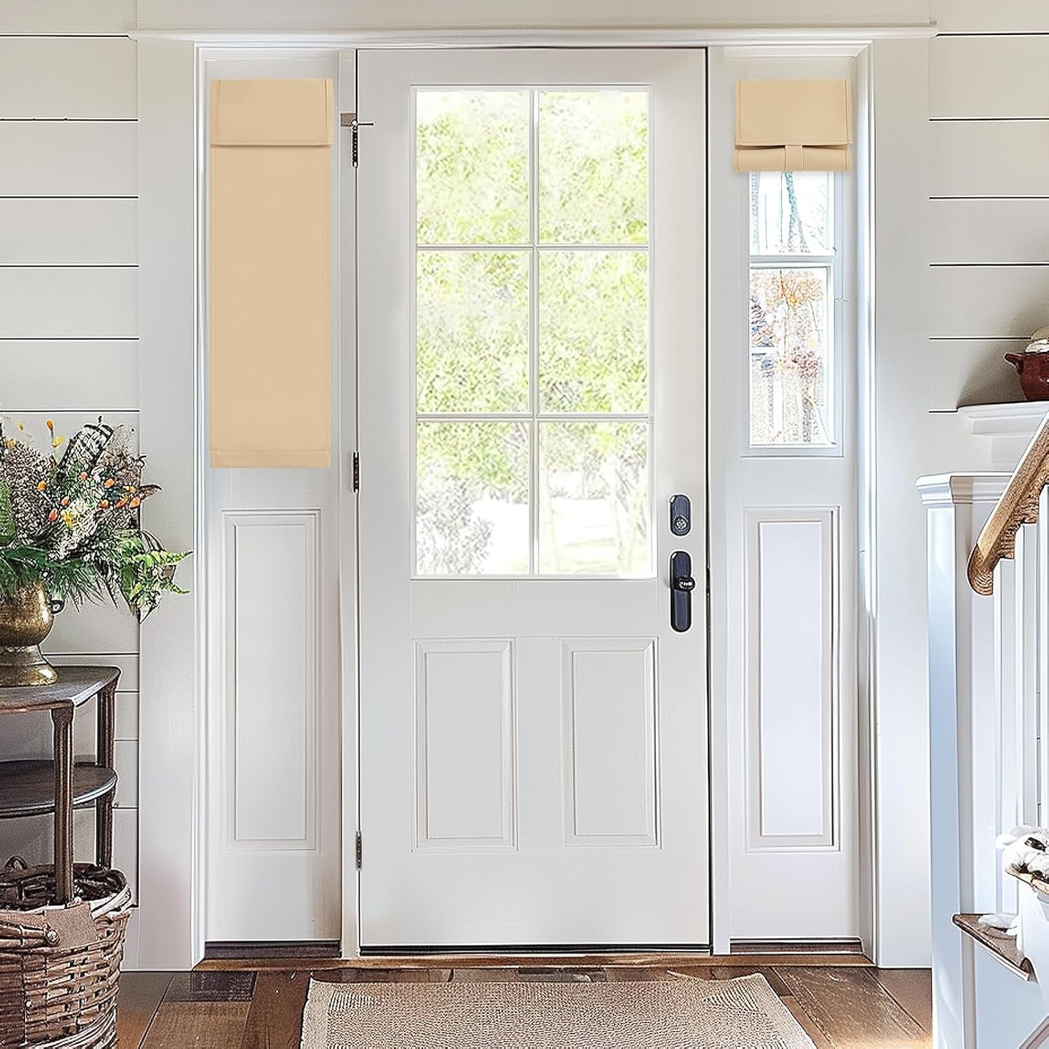 HYKE Small Door Curtains Room Dening Curtains for Entry Door Side ...