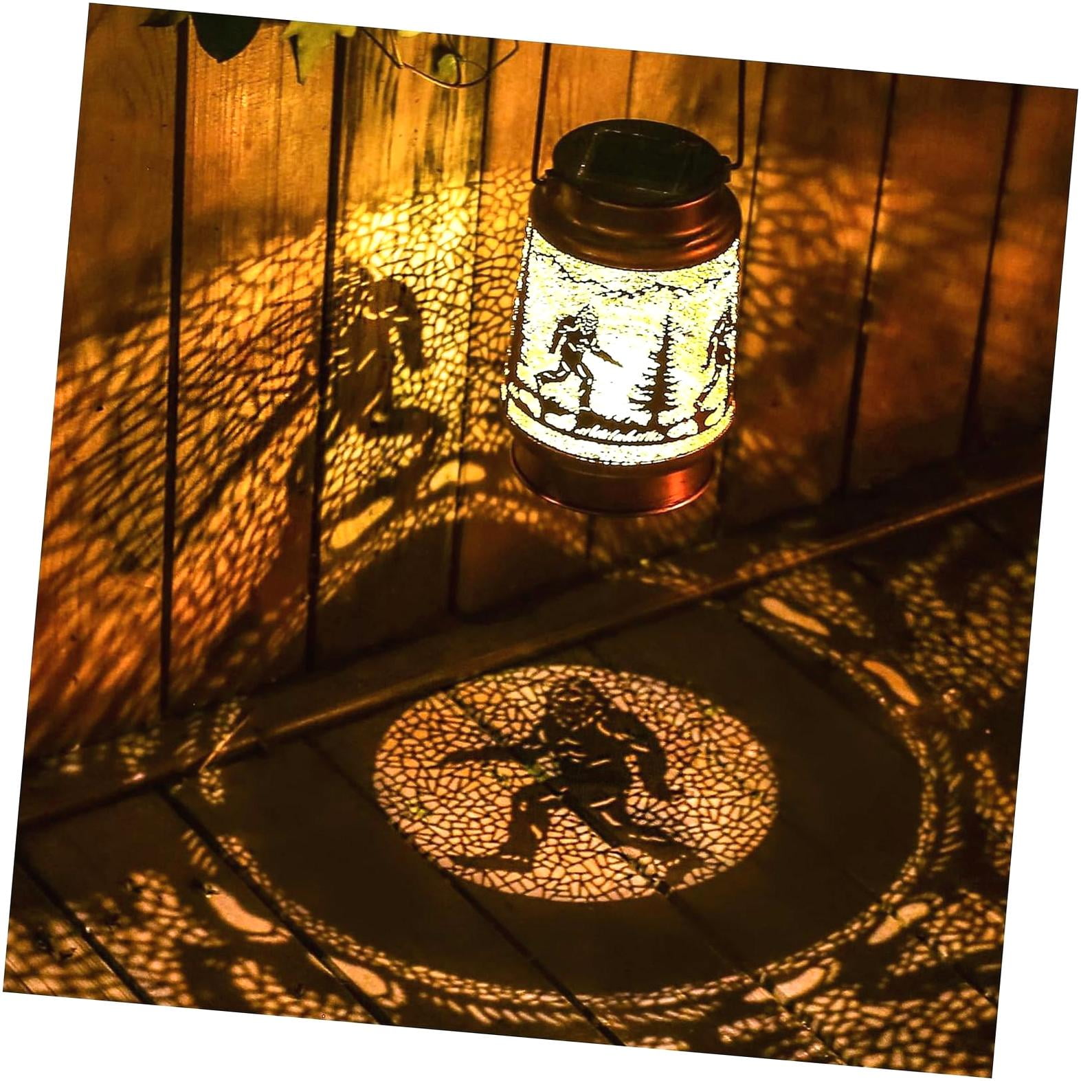 HYKE Solar Lanterns Hanging Solar Illuminations Big Foot Sasquatch ...