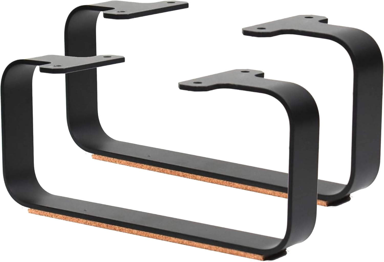 HYKE Steel Desk Shelf Base & Monitor Stand Legs - Multifunctional ...