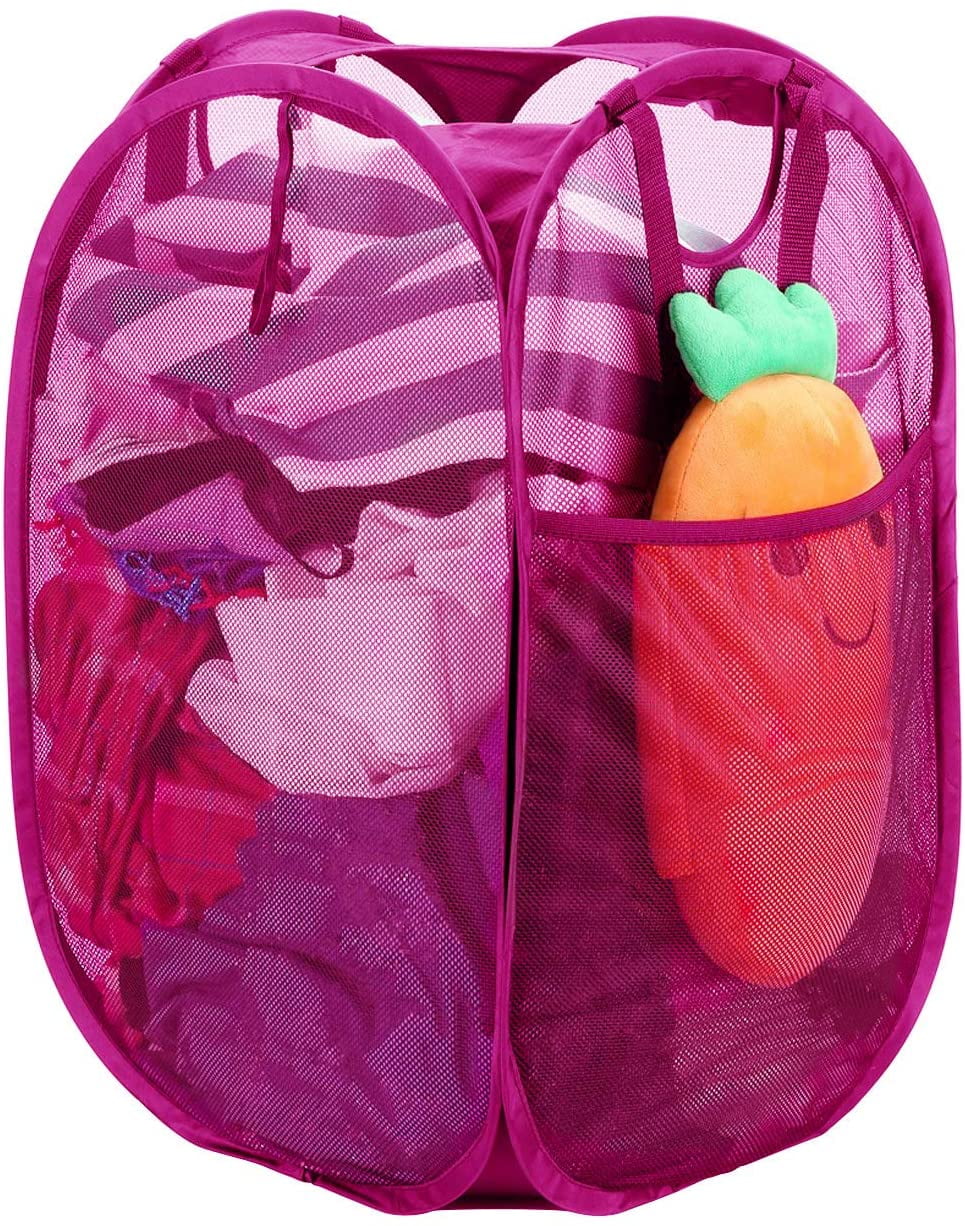 HYKE Strong Mesh Pop-up Laundry Hamper, Quality Laundry Basket with ...
