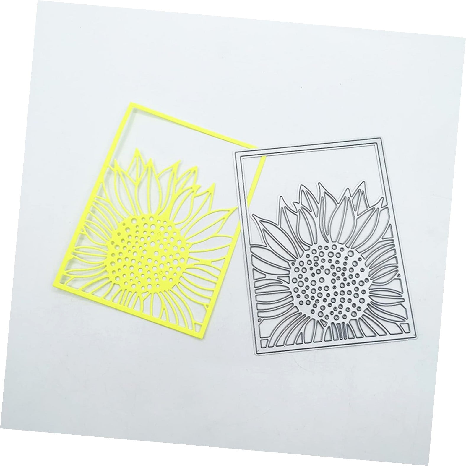 HYKE Sunflower Metal Die for Card Making, Frame Die Cuts Embossing ...