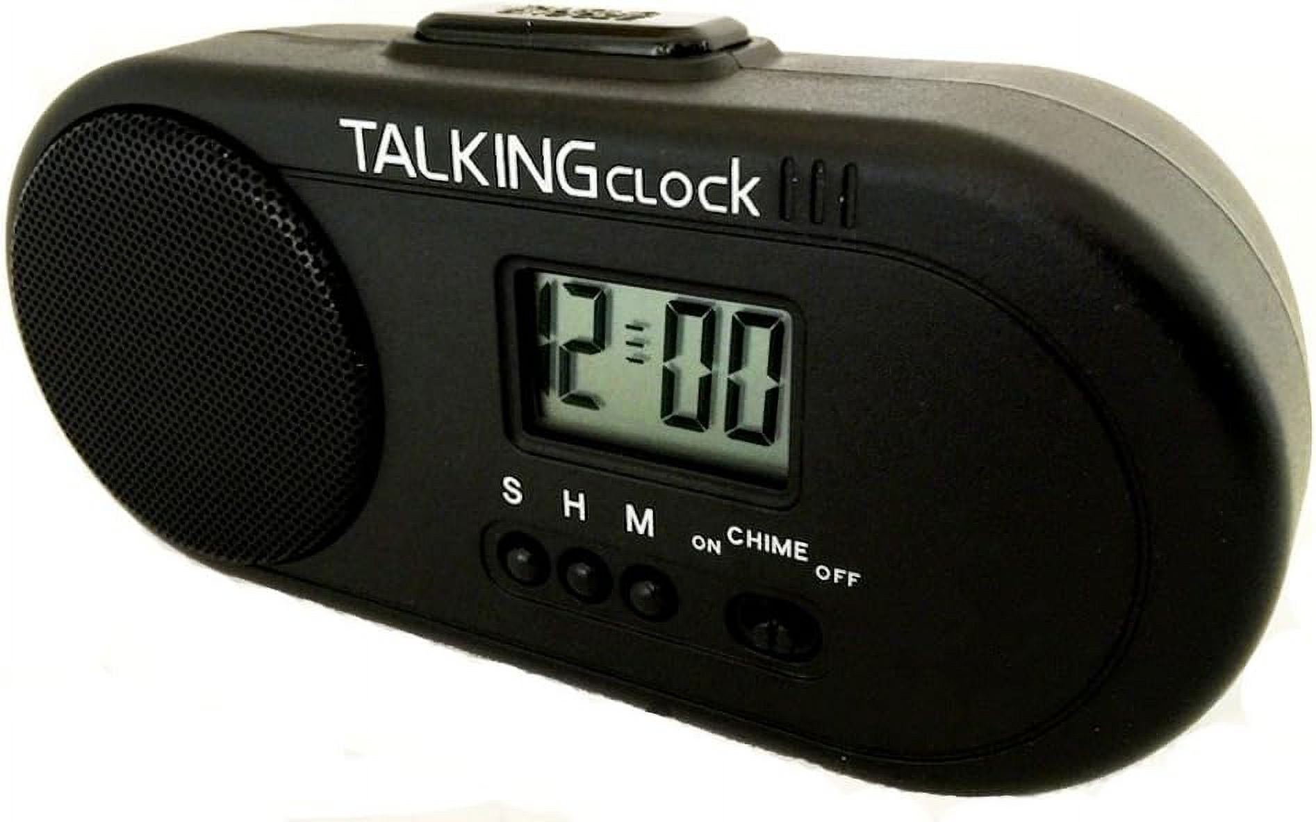 HYKE TAL HUMAN VOICE ENGLISH SPEA BATTERY POWERED TRAVEL ALARM CLOCK ...
