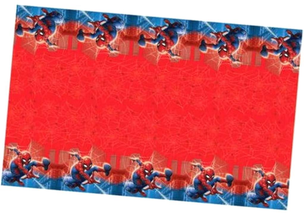 HYKE Tablecloth (54" x 84") 1 Piece - Red and Blue Rectangular Plastic ...