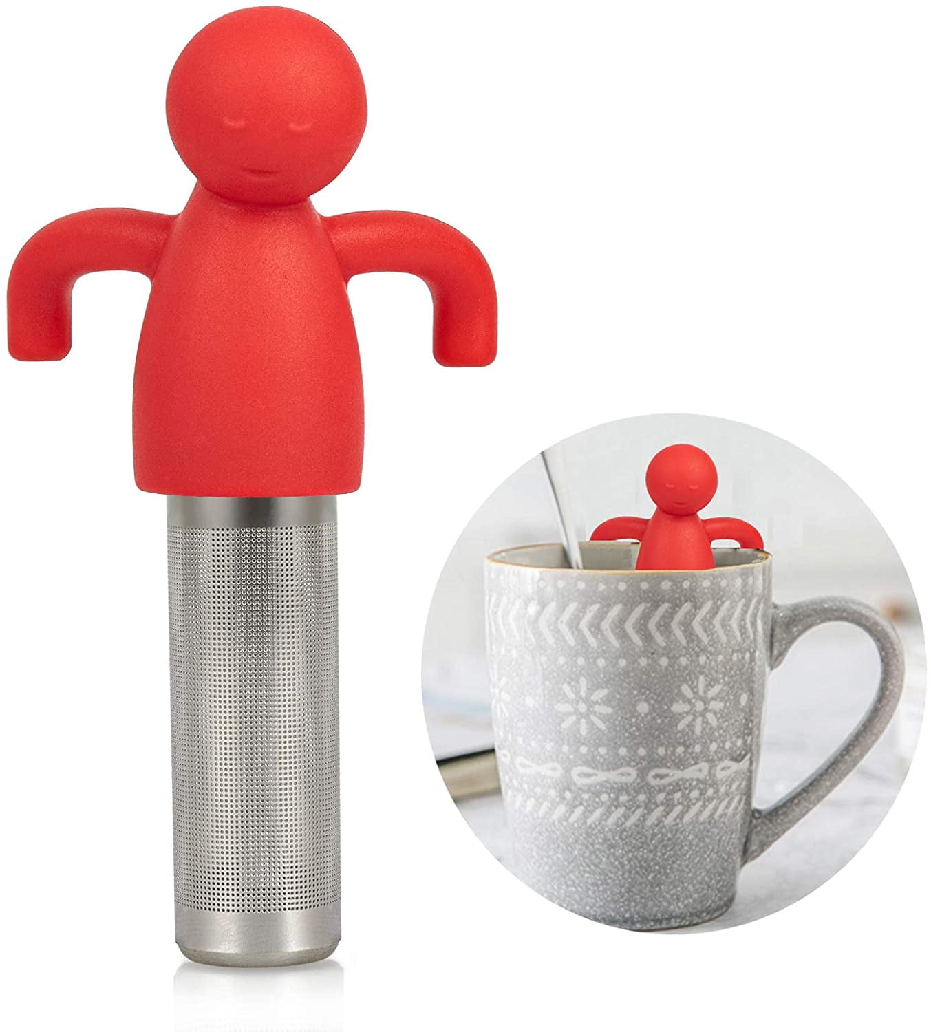 HYKE Tea Infuser Cute Tea Strainer for Loose Tea Stainless Steel ne ...