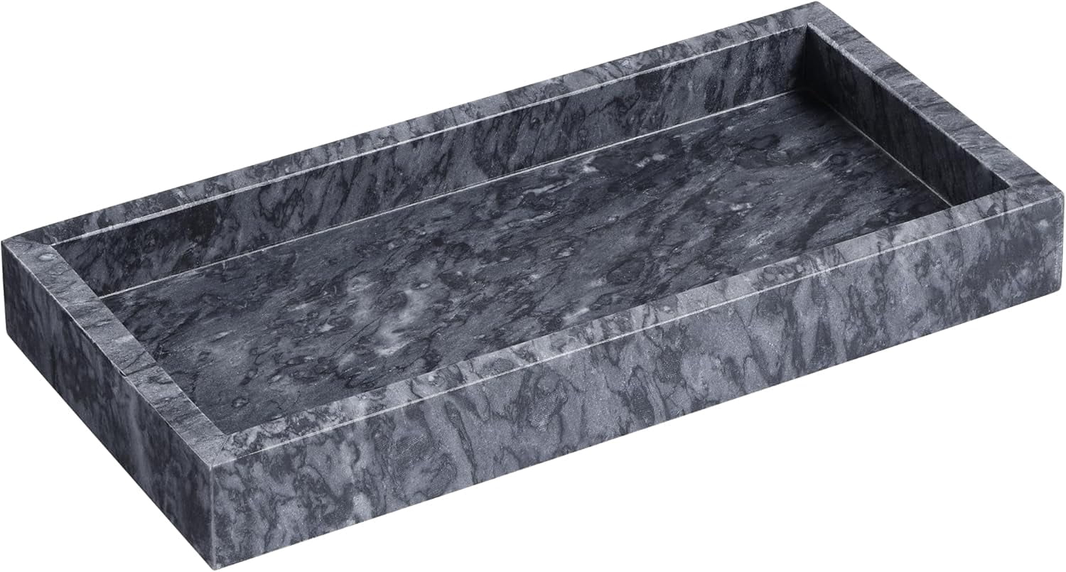 HYKE Tray - Durable Black Bathroom Tray Organiser, Perfume Tray, Coffee ...