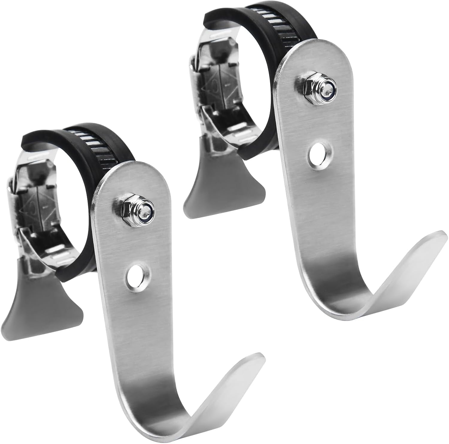 HYKE Tube Rod Hooks,Stainless Steel Adjustable J Hooks, for 0.83"-1.5 ...