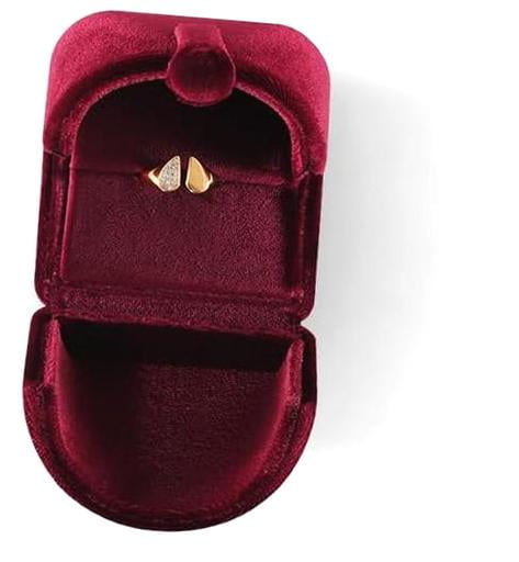 HYKE Velvet Container, Engagement Jewelry Cases Holder for Women ...