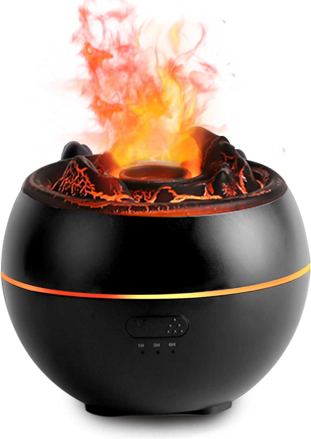 HYKE Volcano Diffuser, Volcano 360ml Aromatherapy Humidier, Scent Aroma Diffuser with 6 Colors ...