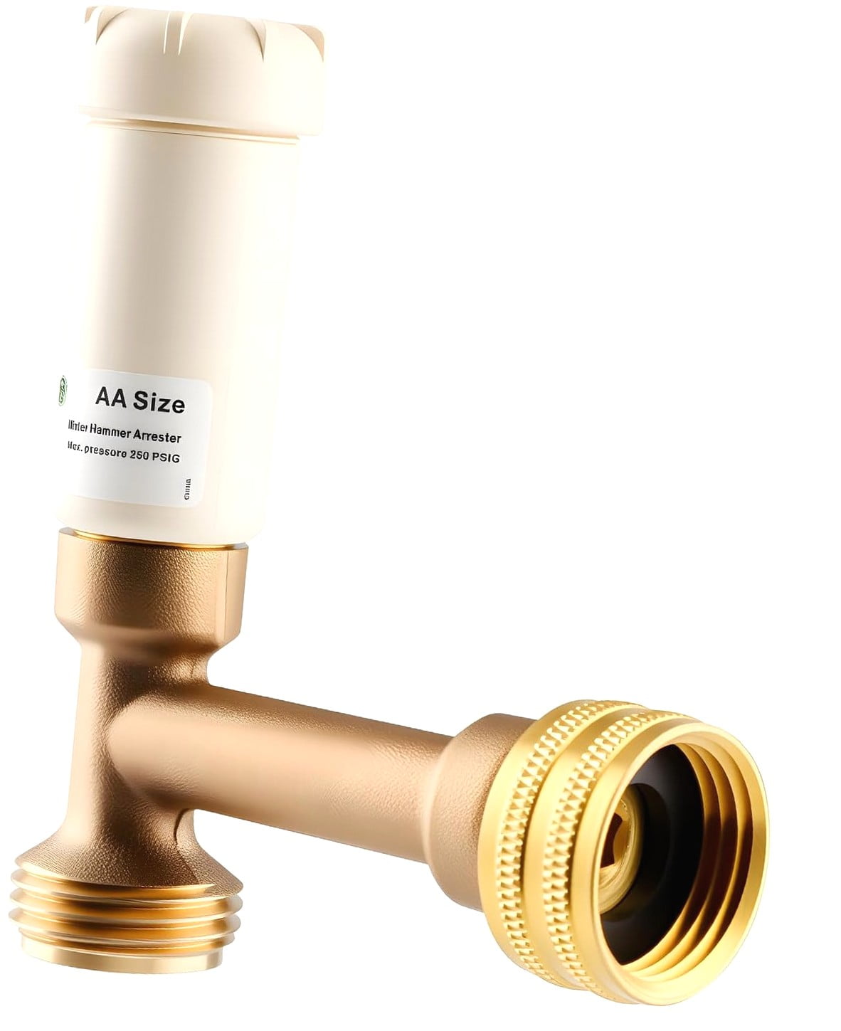 HYKE Water Arrestor, 3/4 Inch MHT 3/4 Inch FHT Angle Tee Arrestor ...