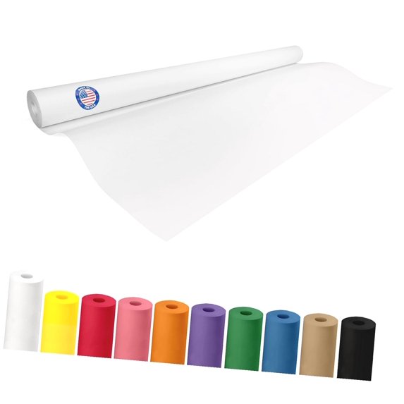 HYKE White Paper Roll 48" Width 1200" Length (100 feet) Craft Paper ...