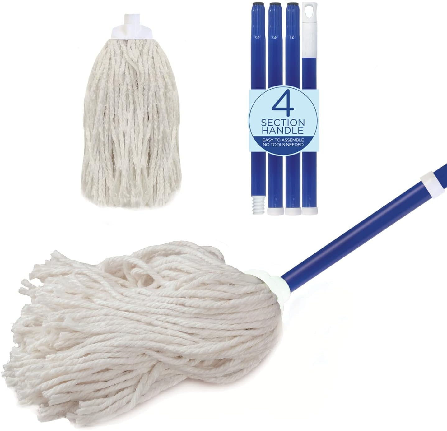 HYKE ducts Cn String Wet Floor Mop, Absorbs Up to 3X its Weight in ...