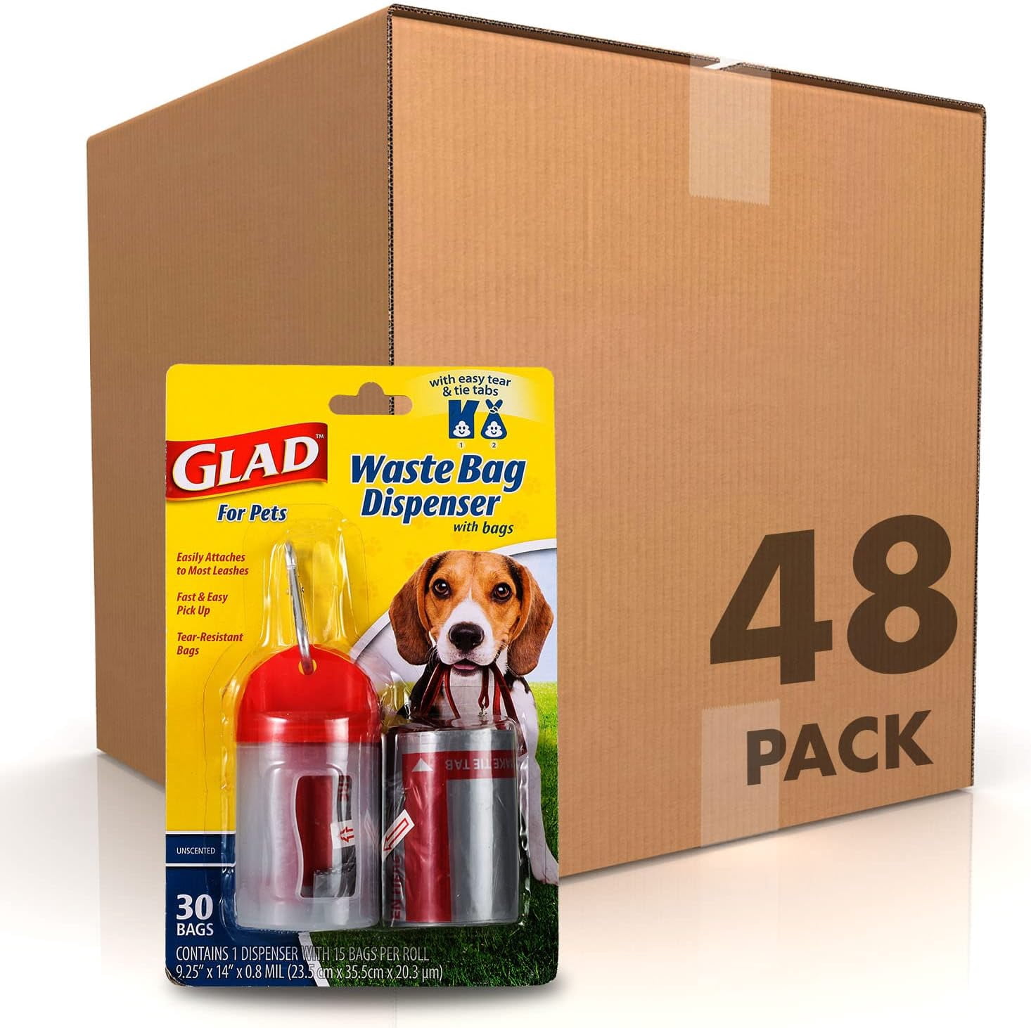 HYKE for Pets Large Dog Waste Bags, Scented, Tear-Resnt, 6 Rolls ...
