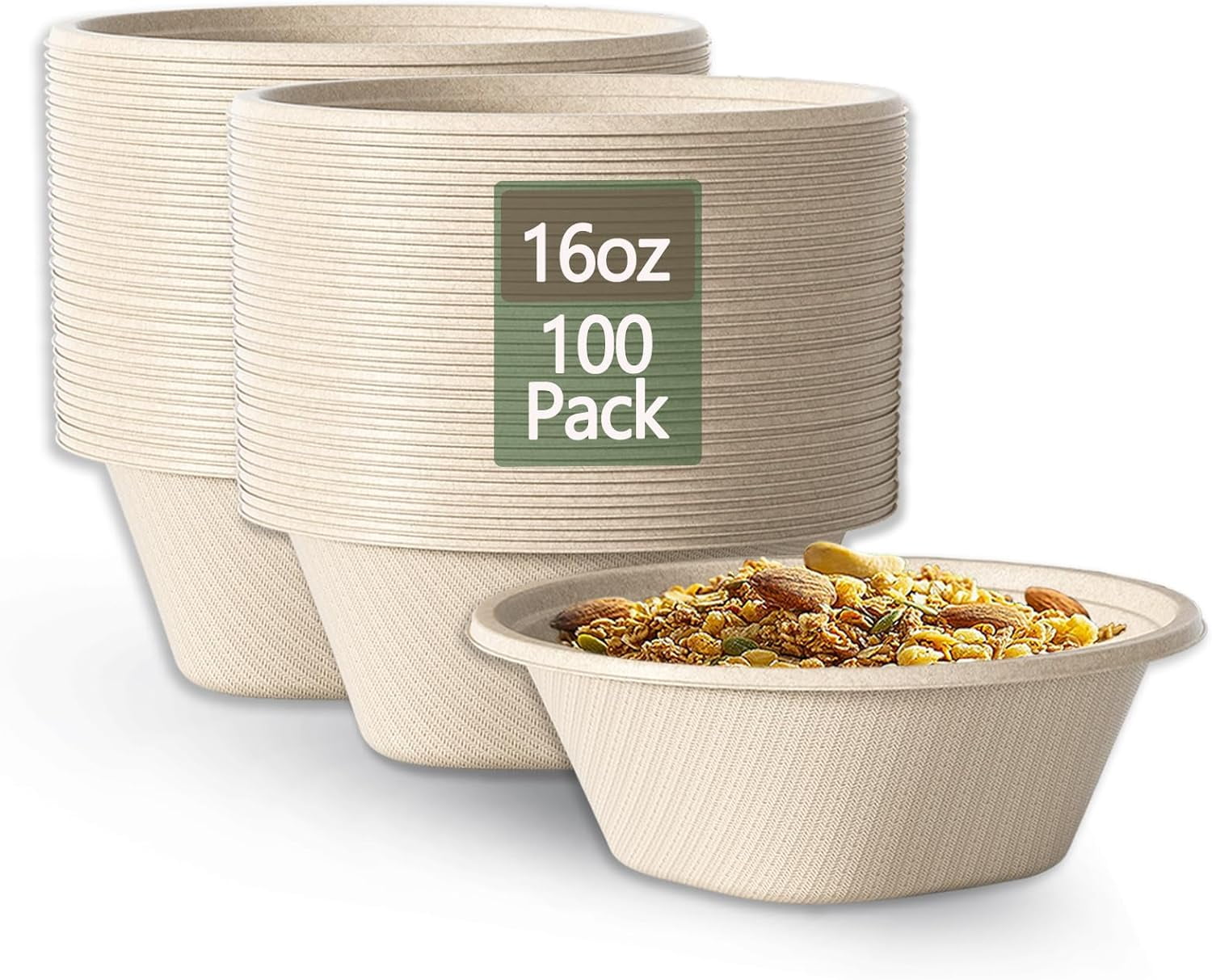 HYKE ockplus 16 Oz Disposable Paper B - Heavy Duty Small Disposable B ...