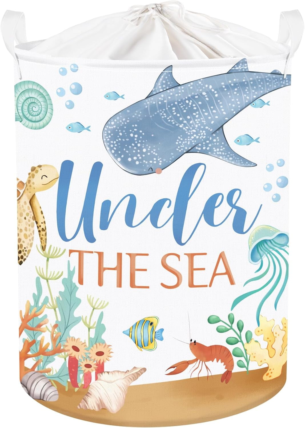 HYKE sh Sea Turtle Baby Basket Ocean Coral Seaweed Starsh Toy Book ...