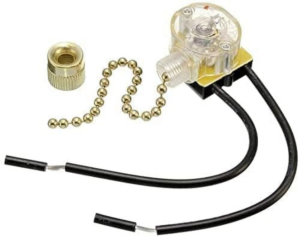 HYKE versal Ceiling Fan Wall Light Replaent Pull Chain Brass Switch ...