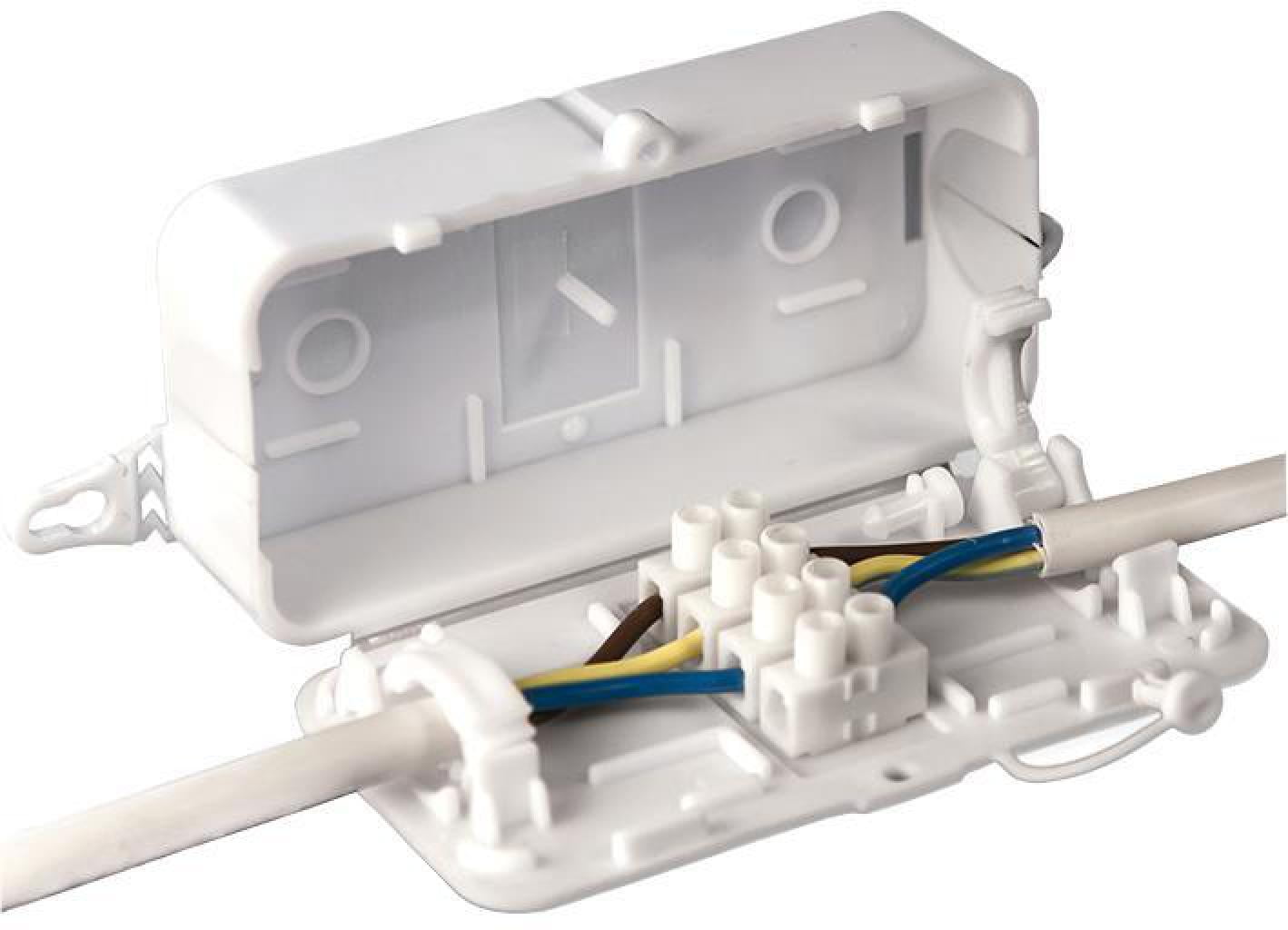 HYLEC Electrical 4-Pole In-Line Junction Box with Terminal Block for ...