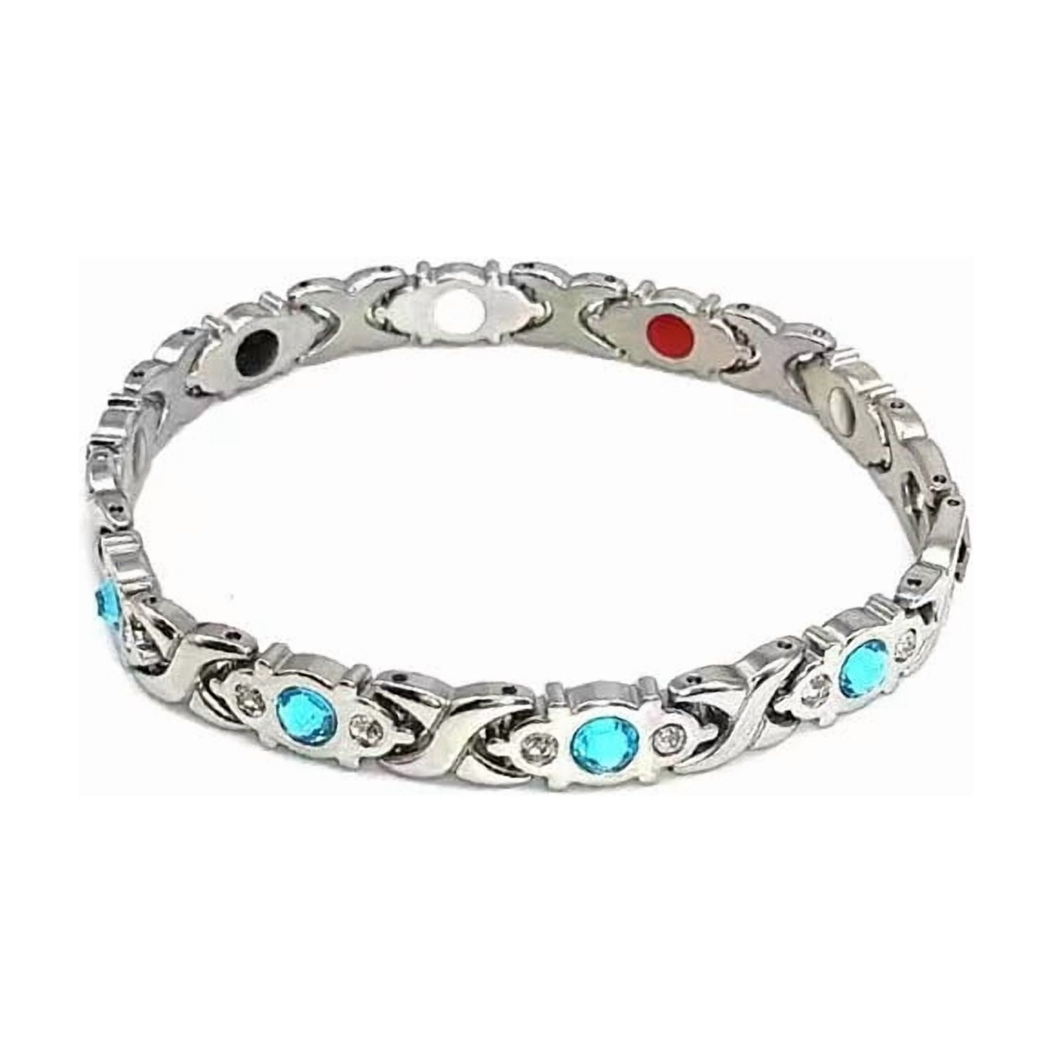 HYLLai Adjustable Magnetic Copper Bracelet for Women - Foldable Clasp ...