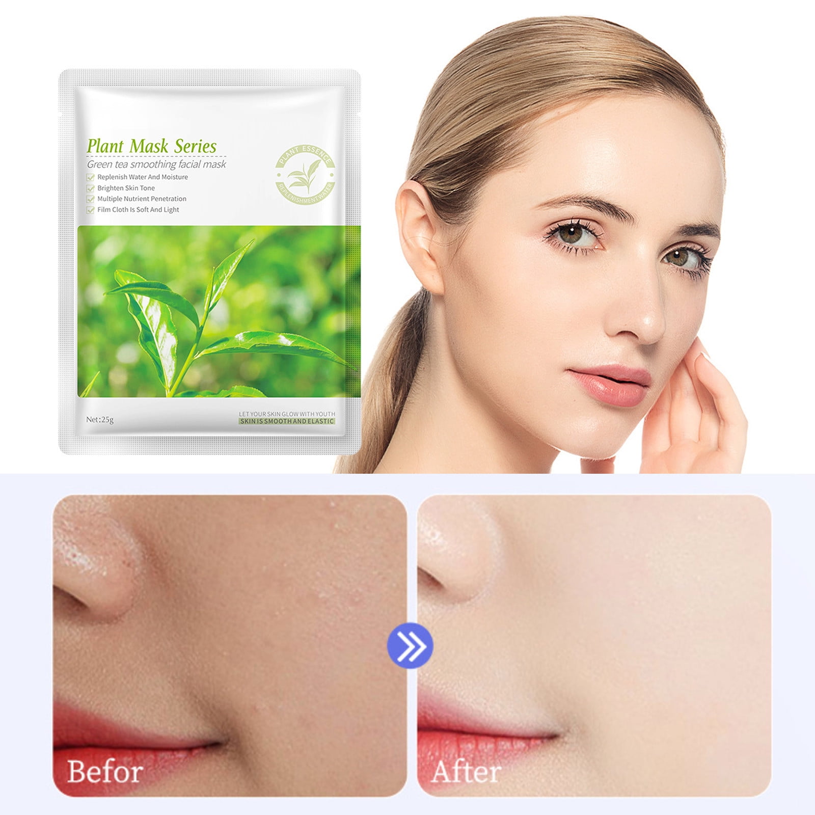 HYLLai Brightening Sleep Mask Moisturizing Night Sleeping Mask ...