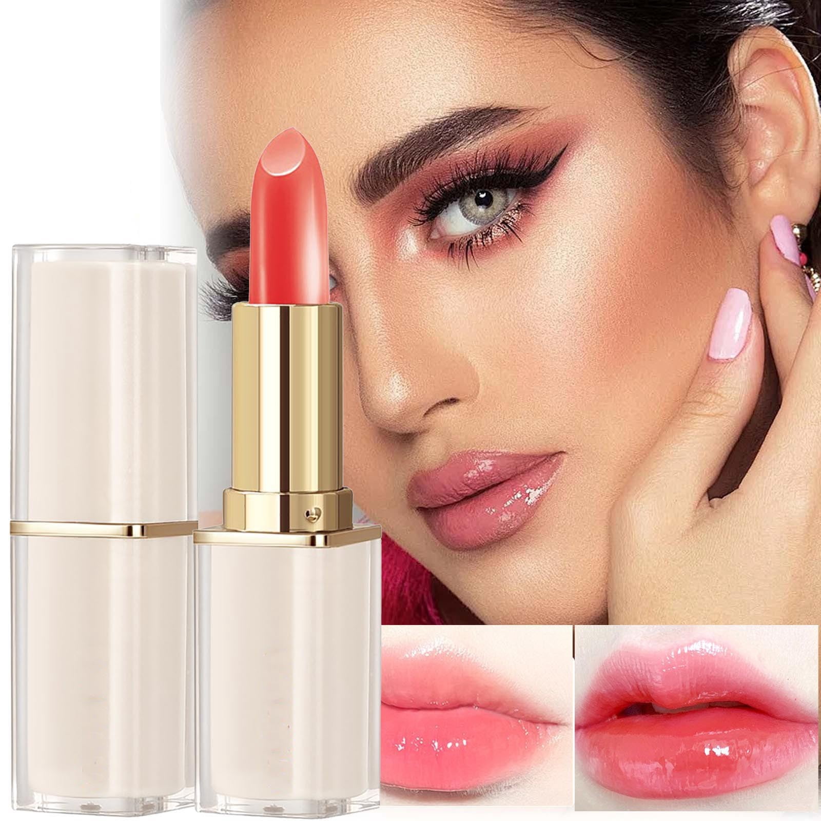 HYLLai Color Changing Lip Oil Lip Glow Gloss Hydrating Transparent ...