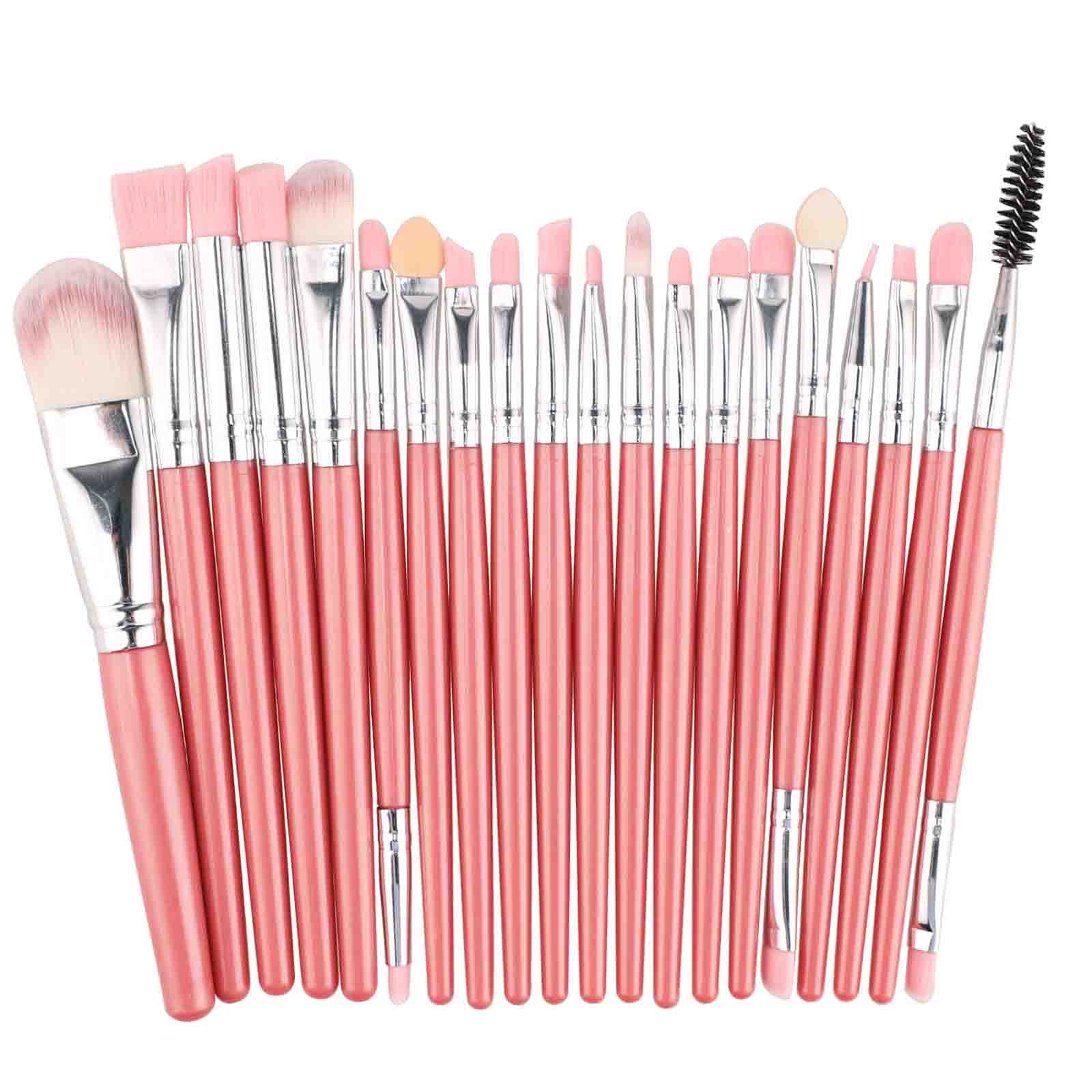 HYLLai Makeup Brush Set 20 Pcs Makeup Tool Set Synthetic Foundation Powder Concealers Eye ...