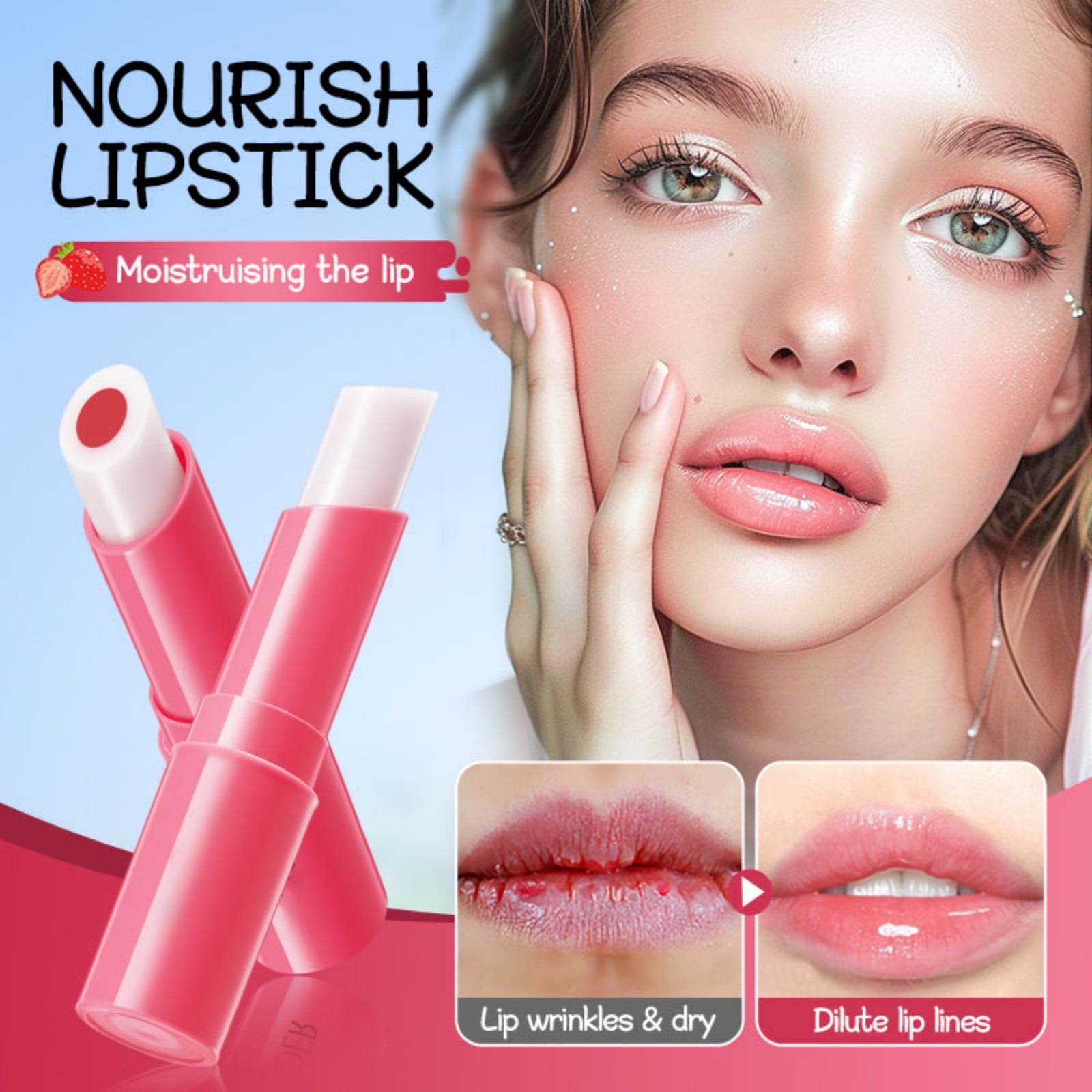 HYLLai Moisturizing Sandwich Butter Lip Balm, Lightweight Buildable ...