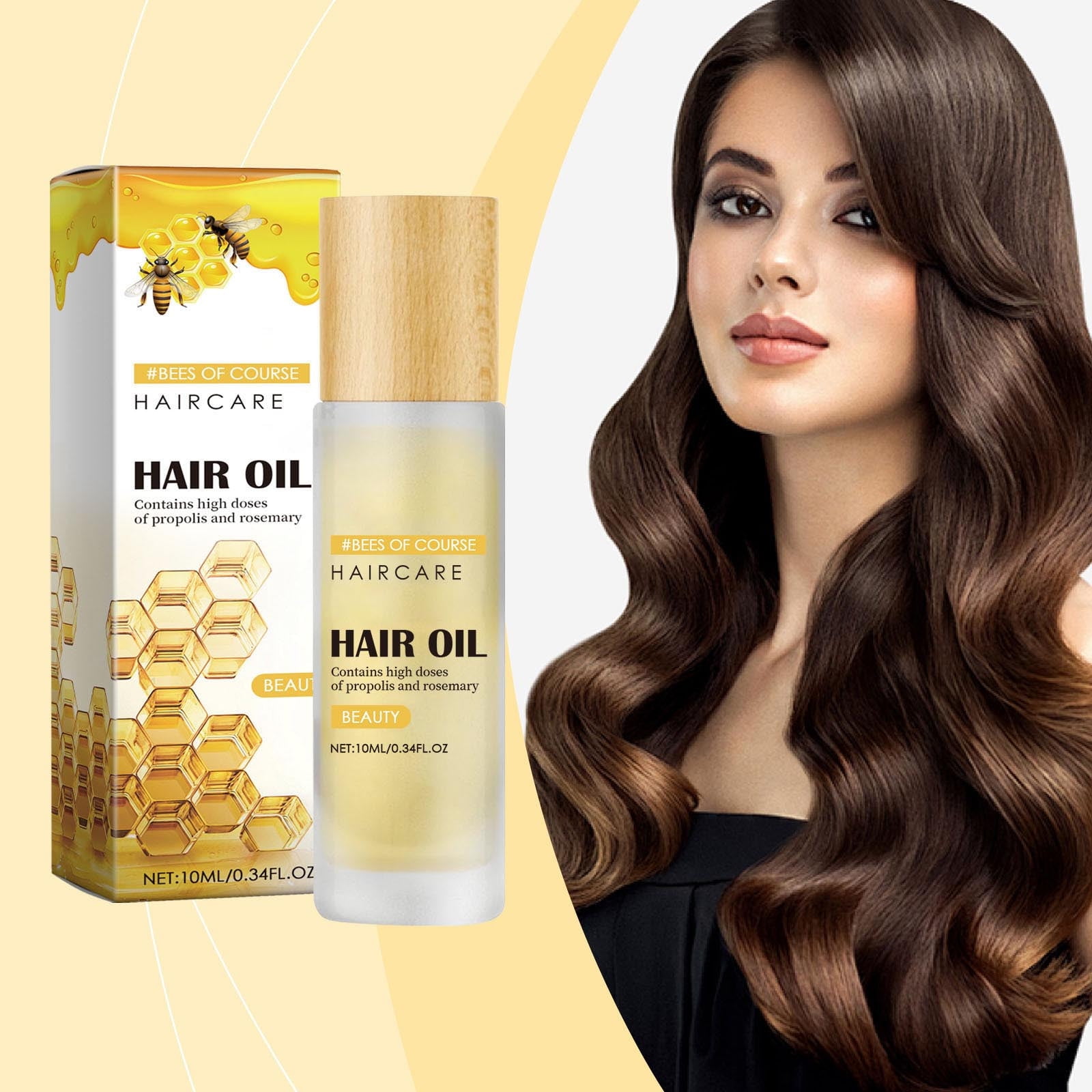 HYLLai Repairing Hair Oil for Damaged Hair, Argan & Honey Hair ...