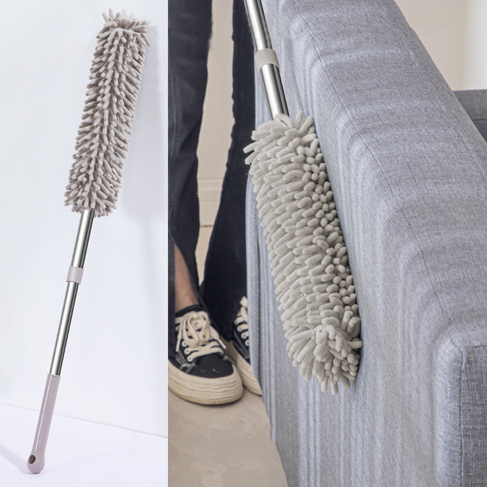 HYLLai Washable Extendable Dusting Duster, Adjustable Length with ...