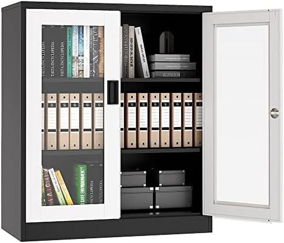 HYOHPOE Metal Cabinets 72'' Employee Lockers Steel Wardrobe with Lock ...