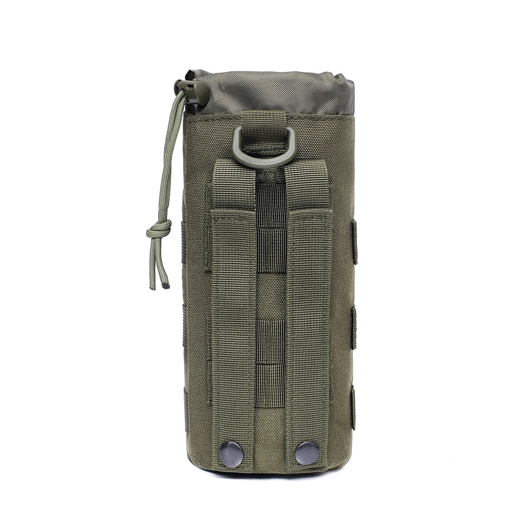 HYOOG Molle Water Bottle Pouch, Mesh Bottom Travel Water Bottle Bag ...