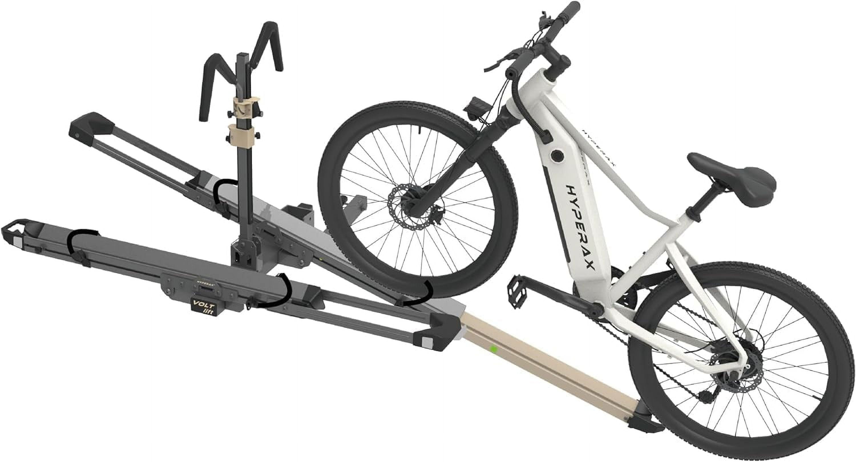 "HYPERAX Volt RV Approved 2X eBike Rack with 5"" Fat Tires and 2 ...