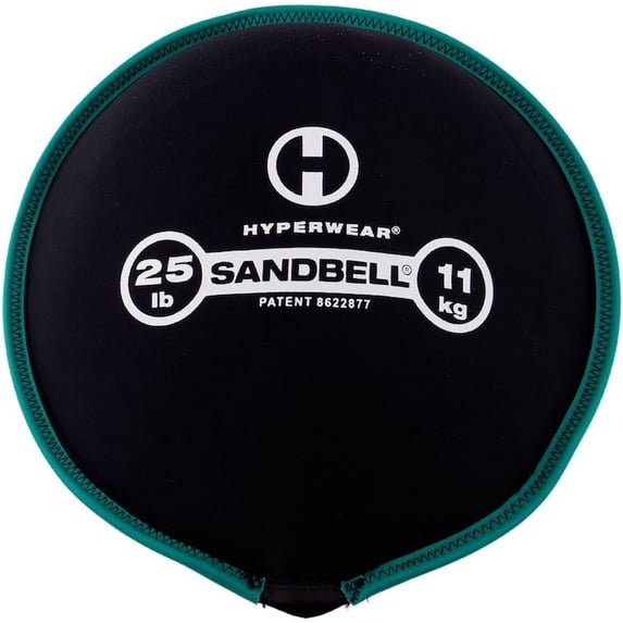 HYPERWEAR SandBell Sandbag Workout Bag Pre-Filled with Clean USA Sand ...