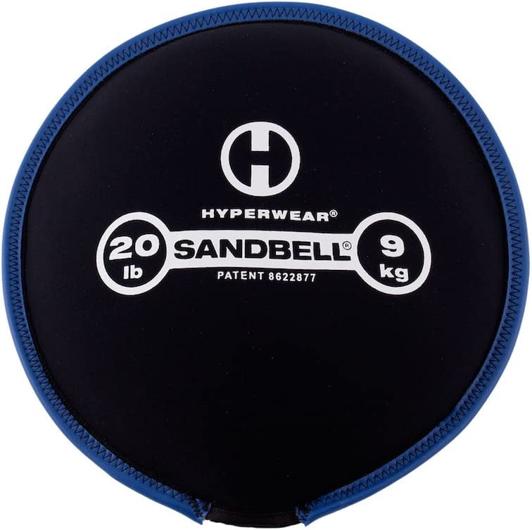 HYPERWEAR SandBell Sandbag Workout Bag Pre-Filled with Clean USA Sand ...