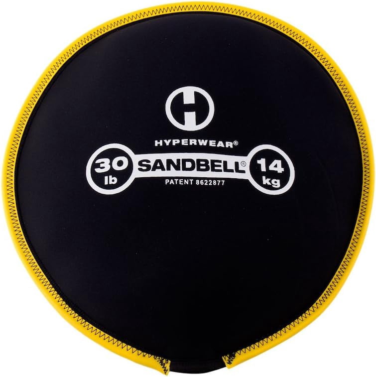 HYPERWEAR SandBell Sandbag Workout Bag Pre-Filled with Clean USA Sand ...