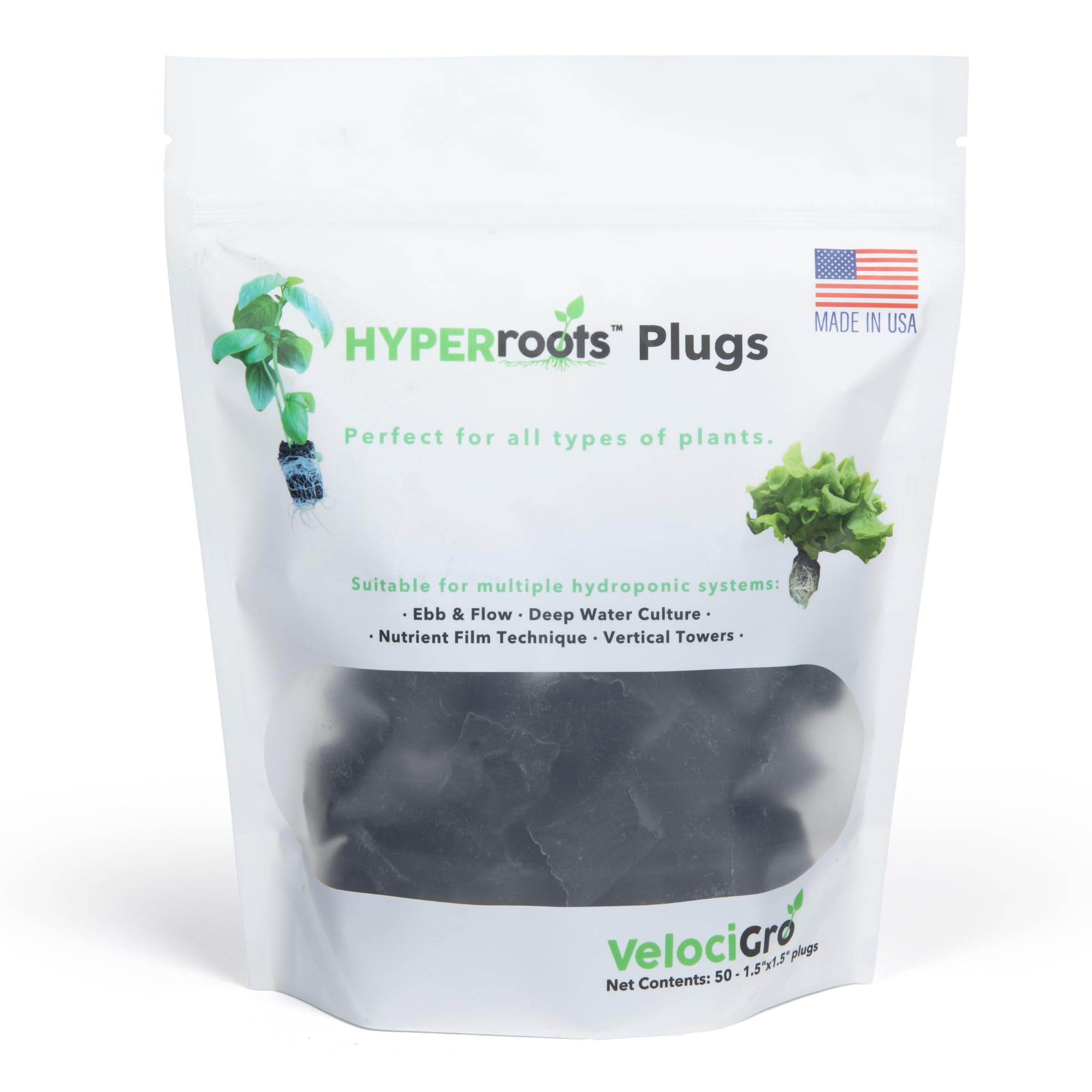 HYPERroots 1.5" x TWE5 1.5" Compostable Seed Starter Plugs, Sustainable ...