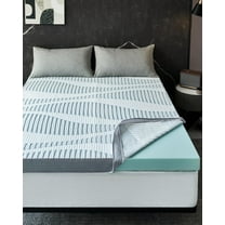 Cozzzi Folding Mattress - Trifold Foam Mattress Topper with Removable ...