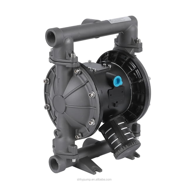 HYPV 1 Inch Aluminum Air Operated Pneumatic Diaphragm Pumps For Waste ...