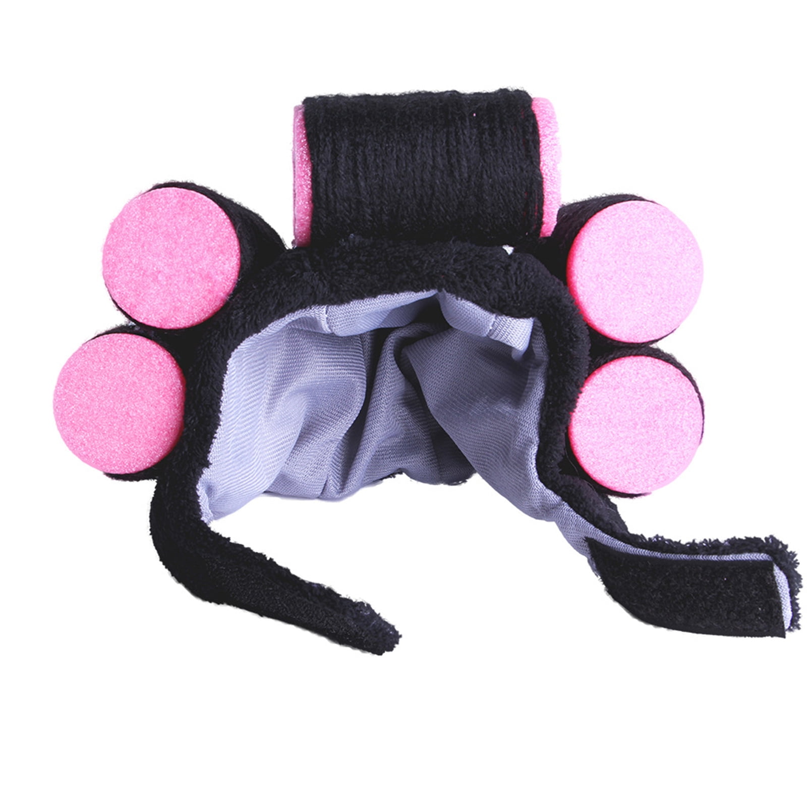 HYROOY Funny Cat Hat Hair Rollers Landlady Costume Birthday Pet Cosplay ...