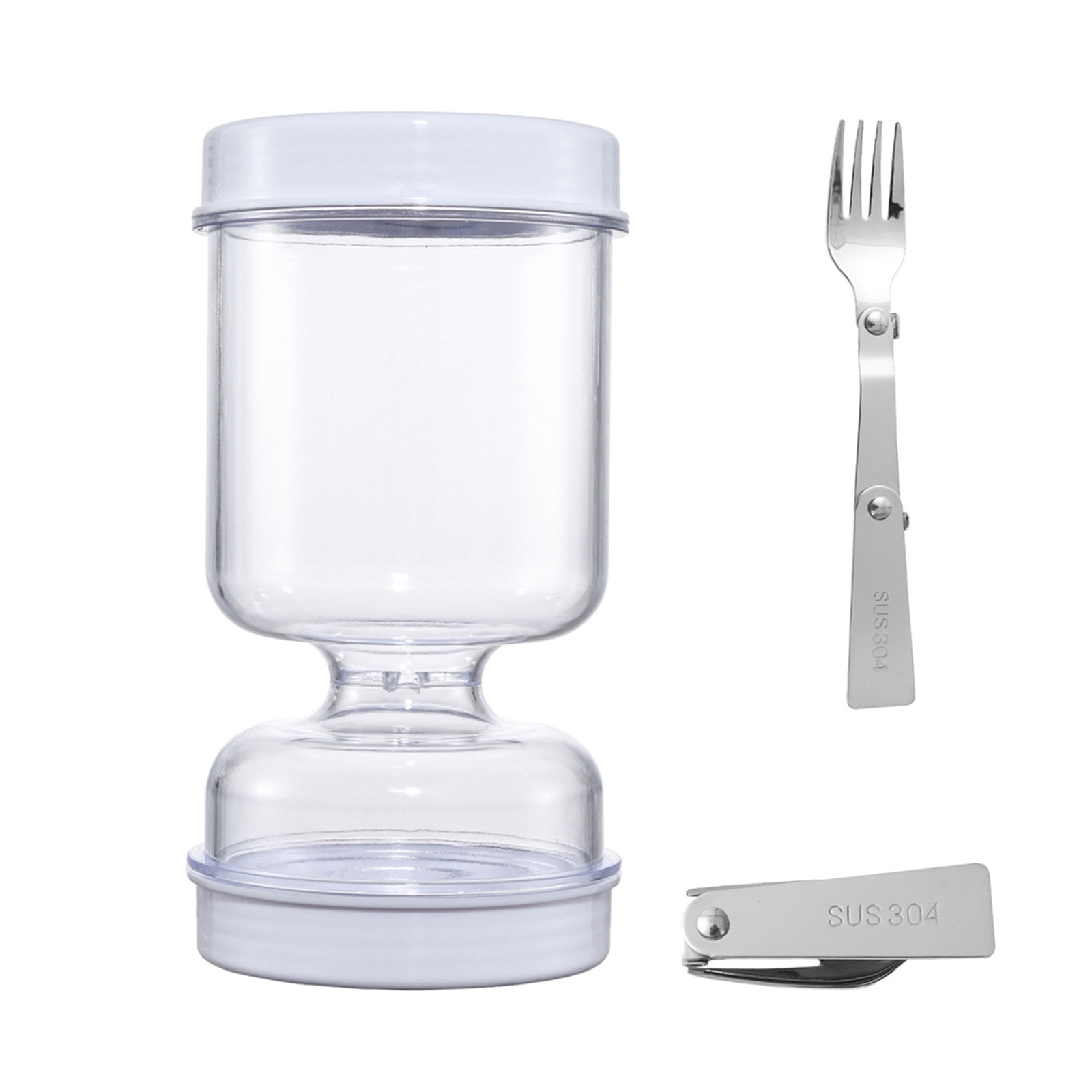 HYROOY Jar Dry Wet Separation Jar Kitchen Jar Kimchi Wet Dry Dispenser ...