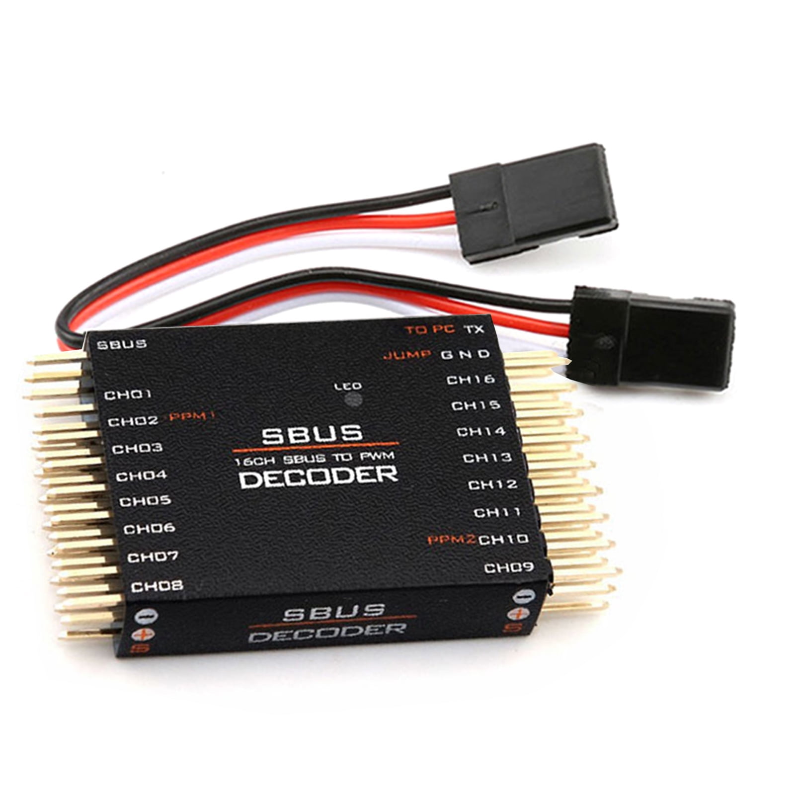 HYROOY SBUS to PPM Decoders 16 Channel Converter Receiver Signals ...