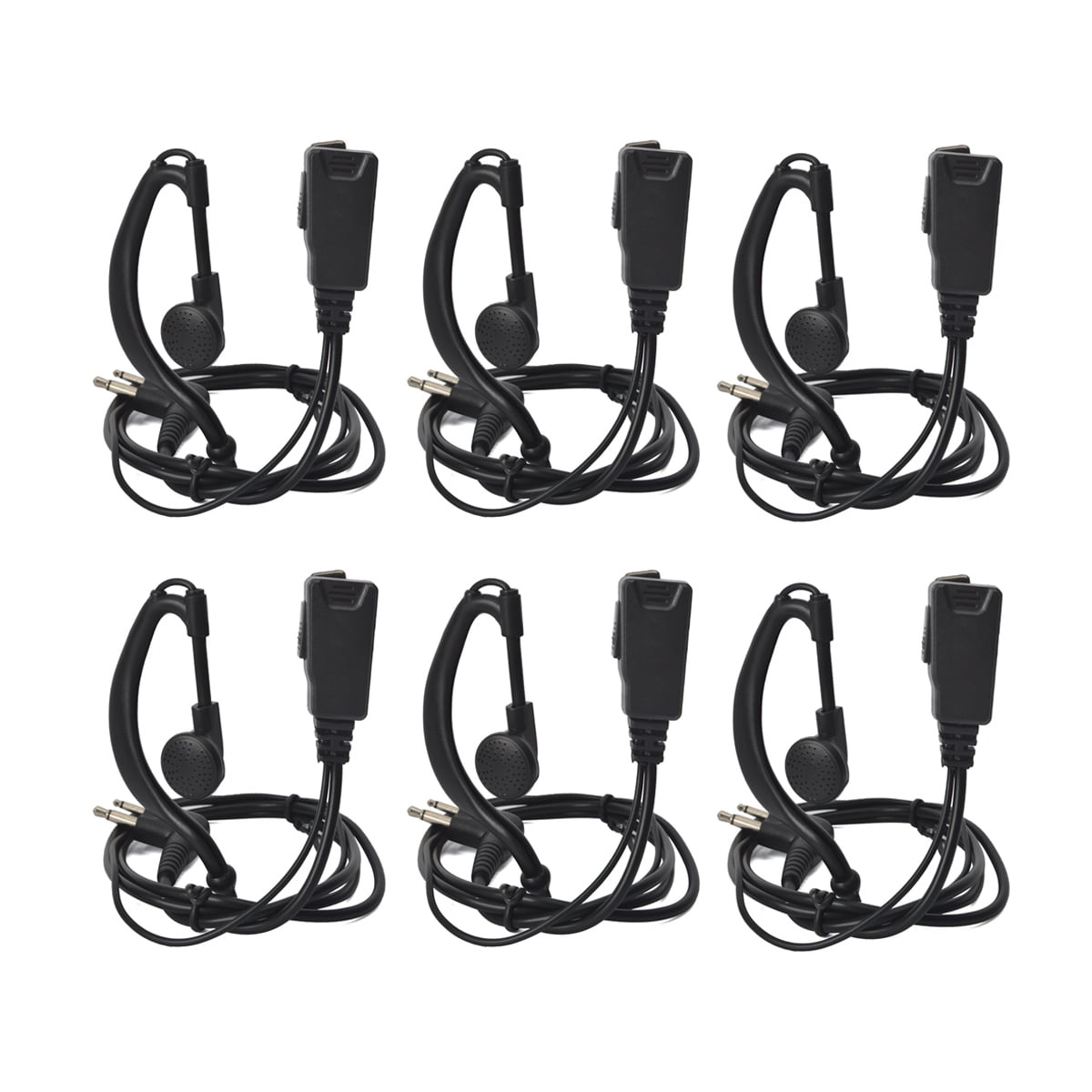 HYS Security Headset Earpiece for Motorola Walkie Talkie Radio 2 Pin ...