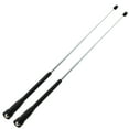 HYS VHF/UHF Telescopic SMA FEMALE Antenna 14.5CM(5.7inch)-48CM(18 ...