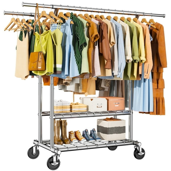 Heavy Duty Garment Racks with Wheels