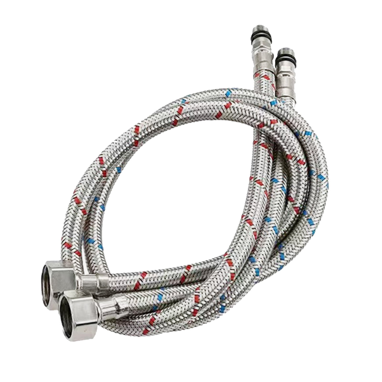 HYTDIEDIE Faucet Red Blue Intake Pipe Basin Hot And Cold Upper Pipe ...