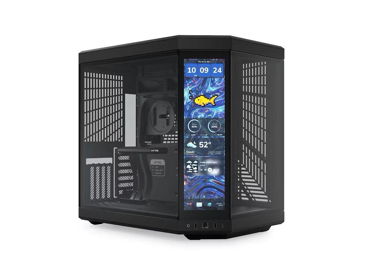 HYTE Y70 touch infinite Dual Chamber ATX Mid Tower Modern Aesthetic ...
