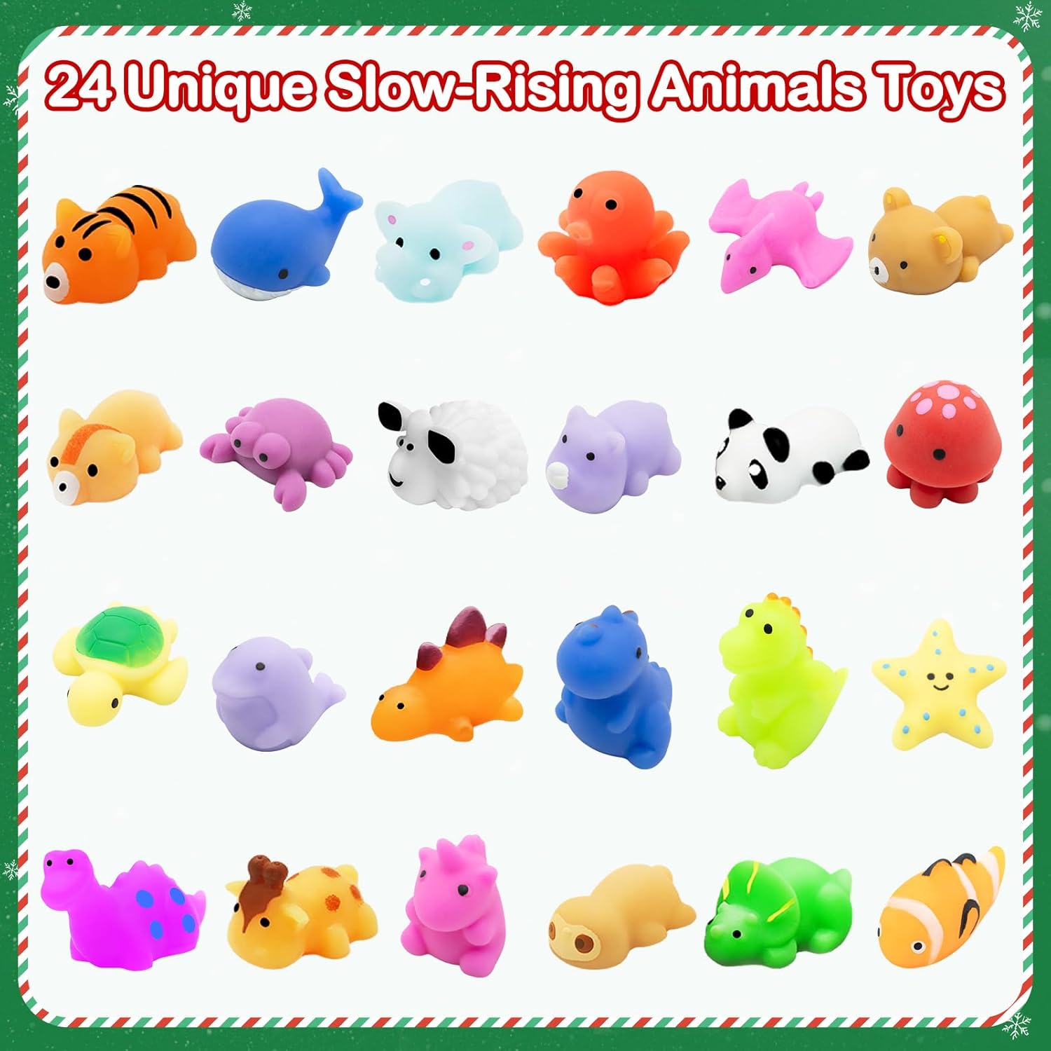 HYTHU-2025 Christmas Advent Calendar, 24 Days Mochi Countdown Calendar ...