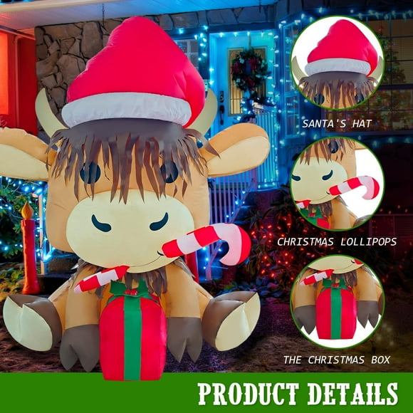 Highland Cow Inflatable