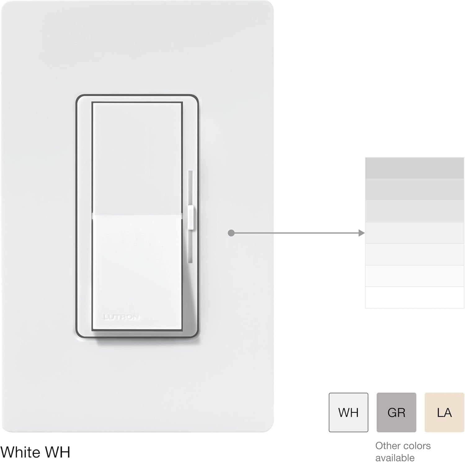 HYTHU-Diva LED+ Dimmer Light Switch for Dimmable LED, Halogen, and ...