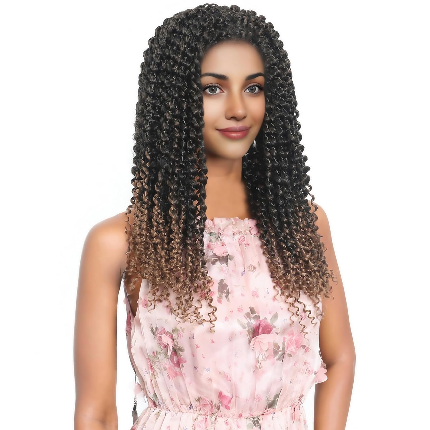 HYTHU-RIHANNAHAIR 7 Packs Passion Twist Hair 18 Inch Pre Looped Water ...