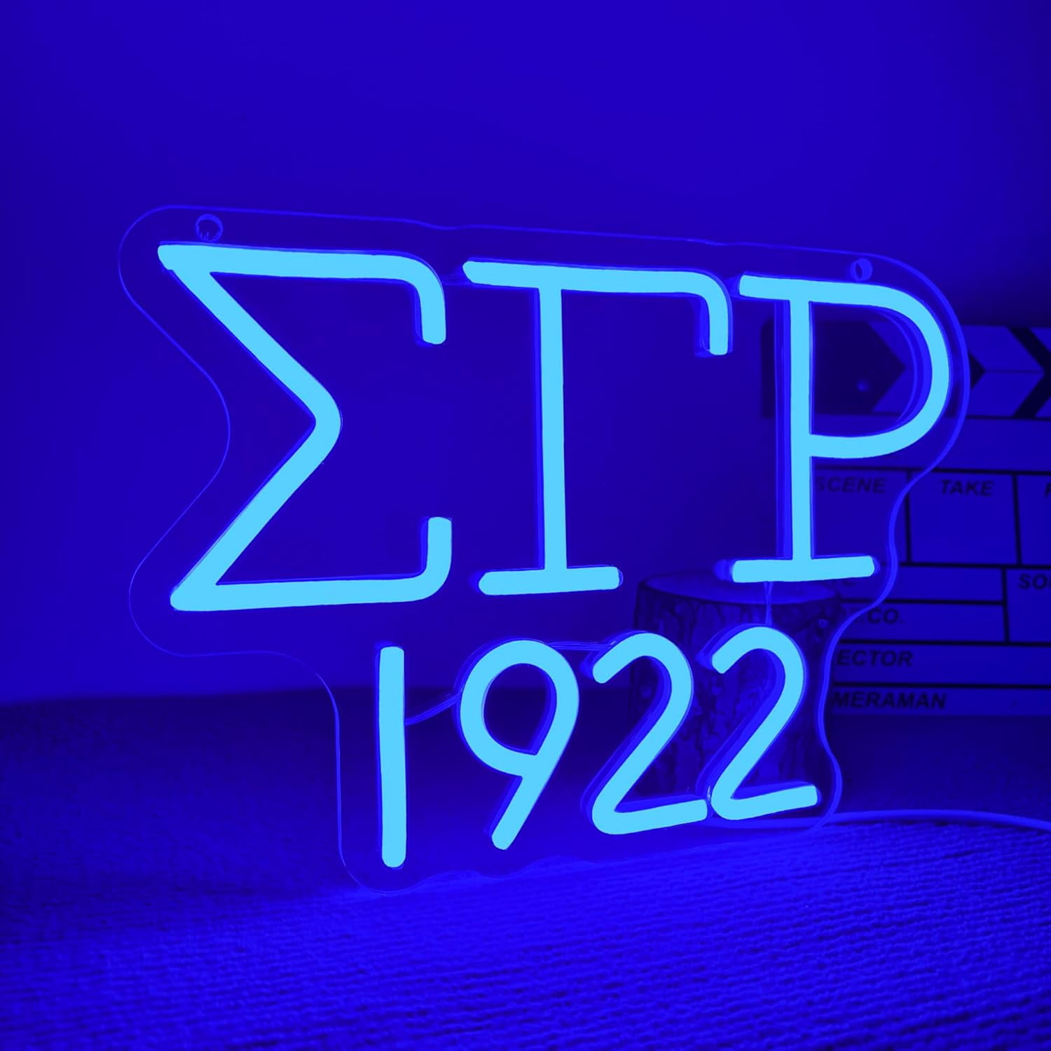 HYTHU-Sigma Gamma Rho 1922 Neon Light Sign, Dimmable LED Sorority Greek ...