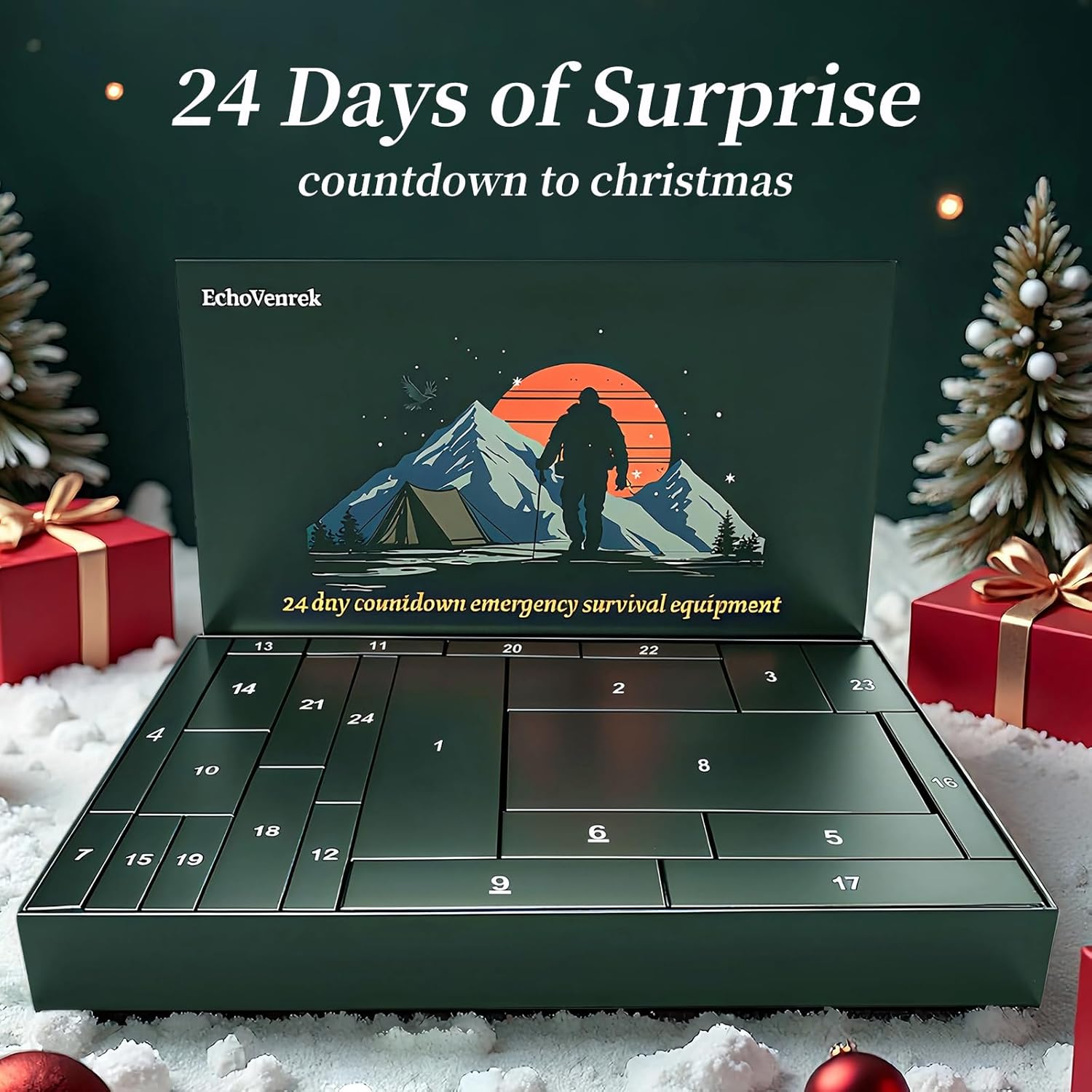 HYTHU-Survival Advent Calendar 2025 for Men - 24 Day Craft Christmas ...